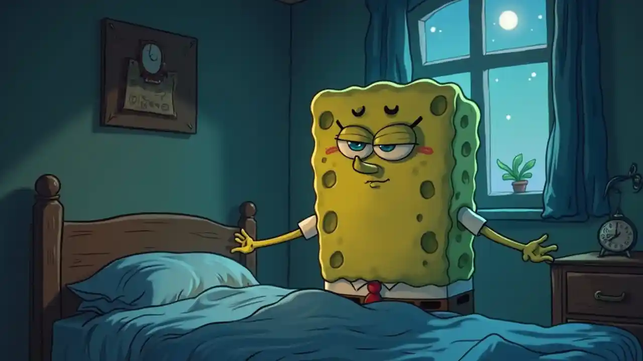 Fat SpongeBob Waking Up at Night