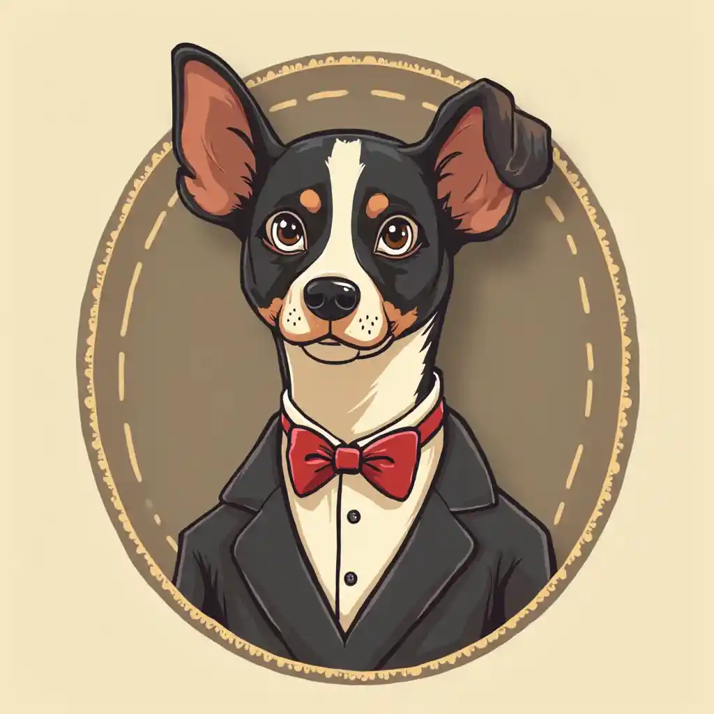 Thiết kế logo Vintage Dog Vector