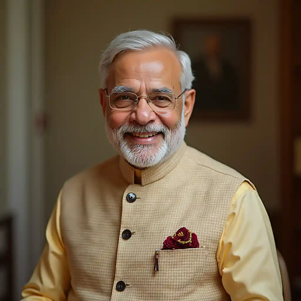 A Captivating Photo of Prime Minister Modi