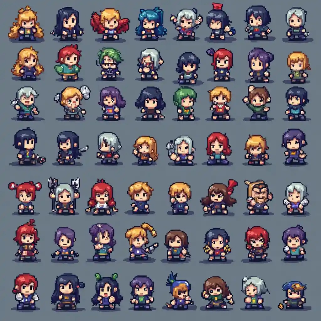 Membuat Karakter Game dengan RPG Maker MV Sprite Sheets