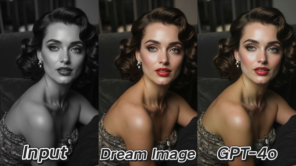 AI Image Colorization: GPT-4o vs. Dream Image