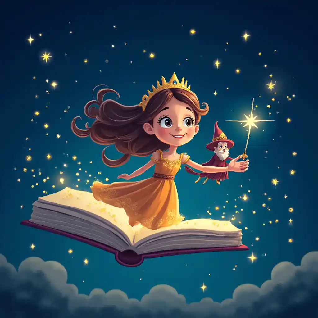 A Magical Adventure with a Princess and Wizard