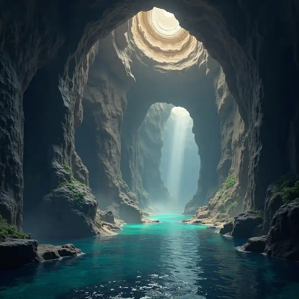 Exploring a Hidden Island Through a Mega Portal Adventure
