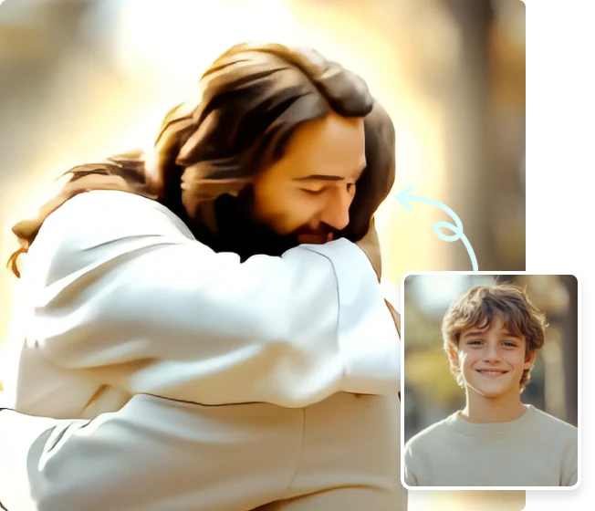 Jesus Hug Effect | Create Heartwarming Jesus Hug Videos with AI