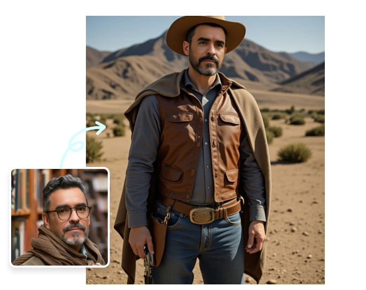 Cowboy Face Swap - Cowboy AI Generator From Photo Online Free