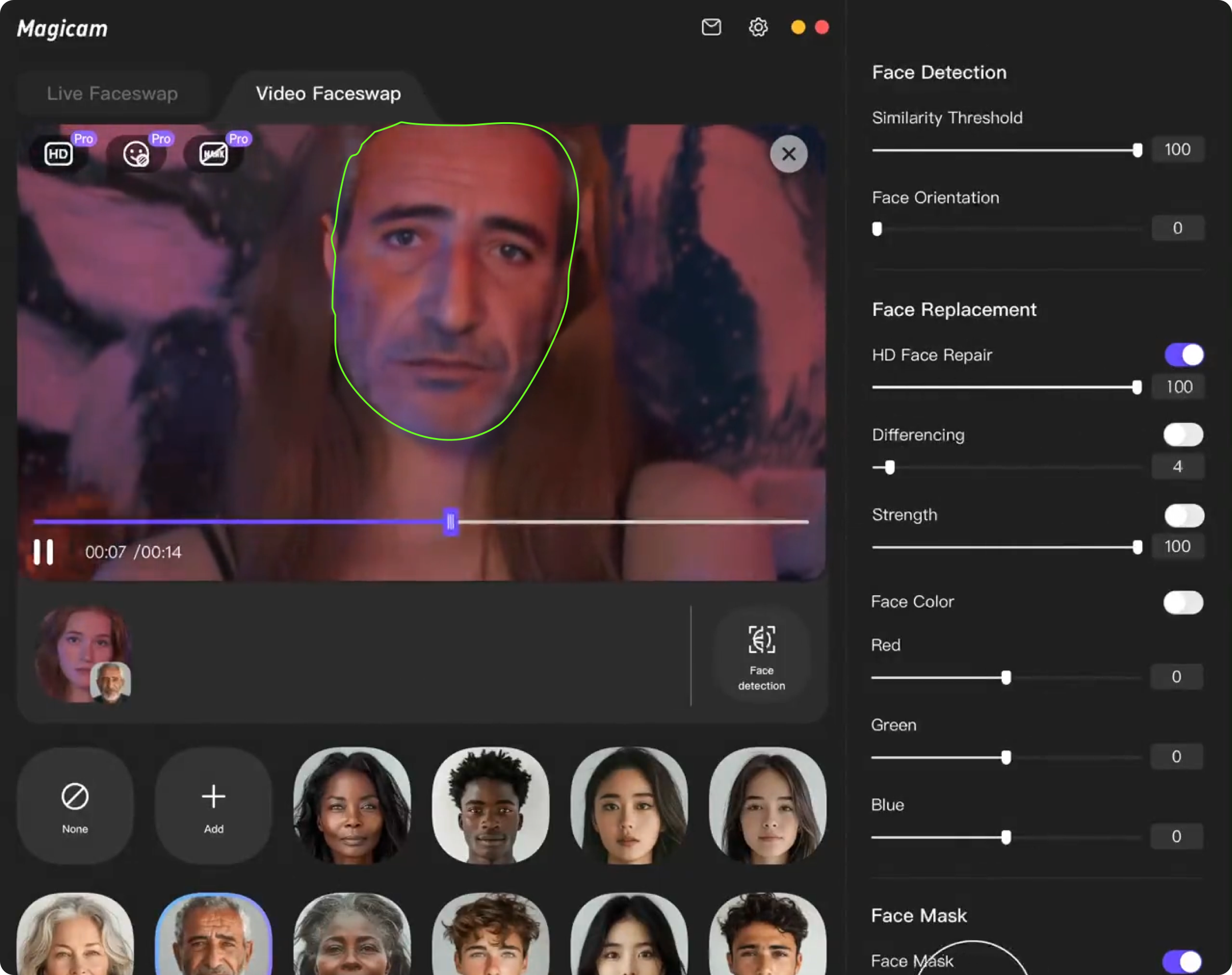 Real-Time face&voice change